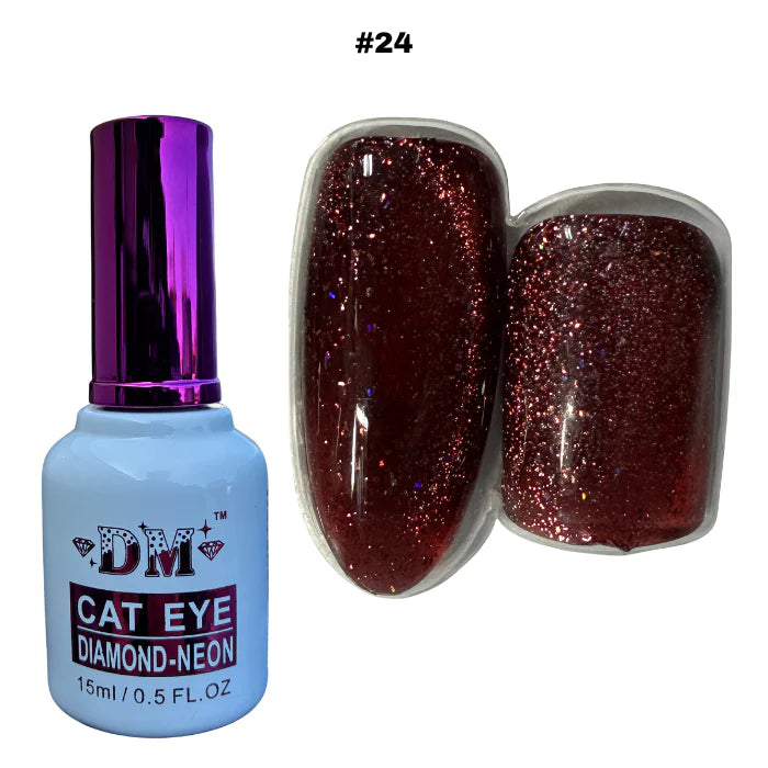 DM Gel Polish - Cat Eye Diamond Neon - #24 – Global Beauty Supply