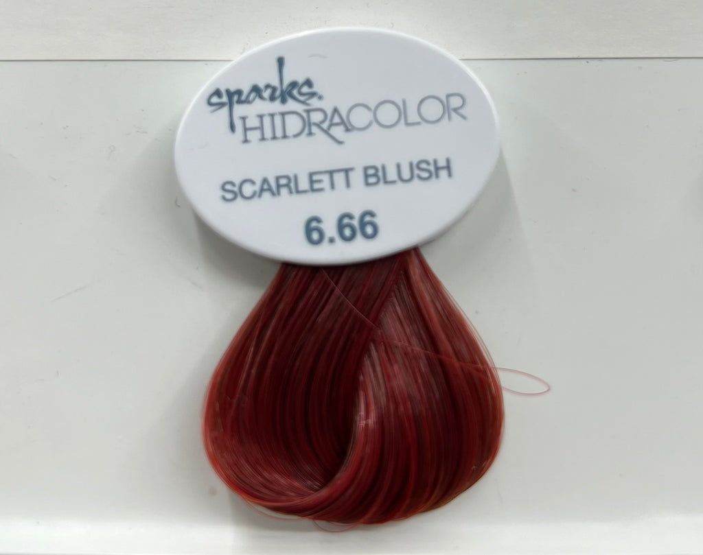Spark Hidracolor, Permanent Creme Hair Color 6.66 Scarlett Blush 3 Fl ...